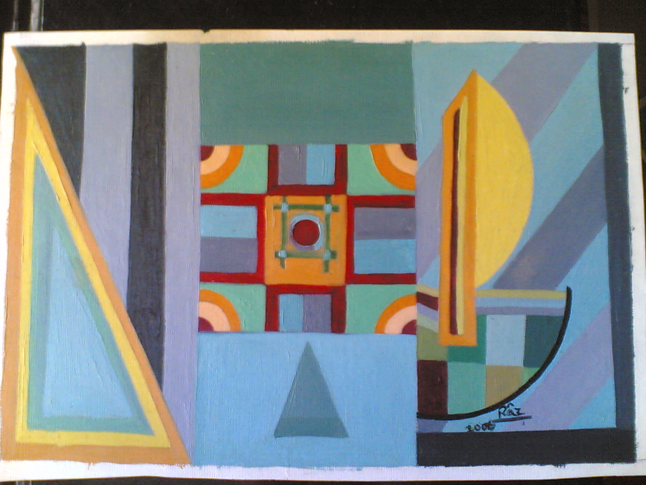 Razarts: Spiritual Precious Old Cubism Abstract Paintings by Healing ...