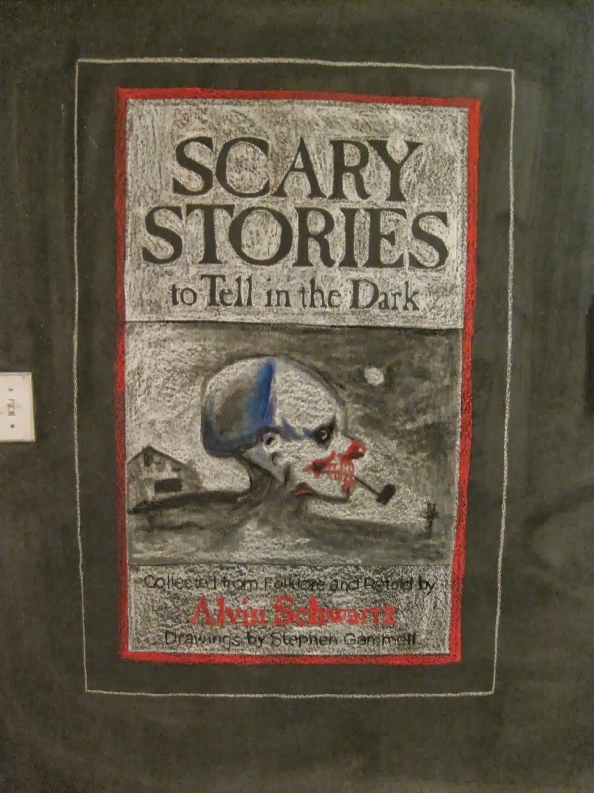 It's a Chalkboard Muralcle!: Scary Stories to Tell in the Dark