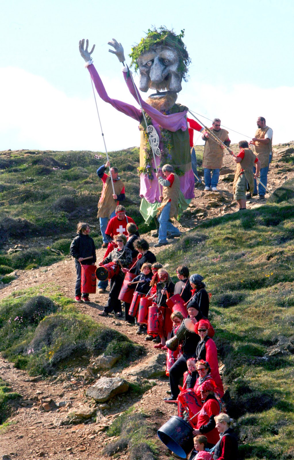 Slice of Life: Cornish Giants and the St Agnes Bolster Festival