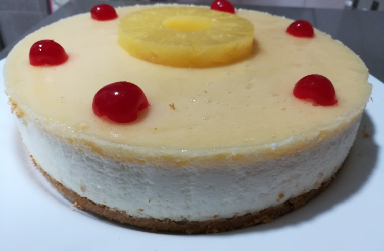 Tarta Fría de Piña
