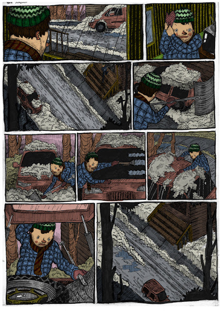Ben Nadler: Snow Comic In Color