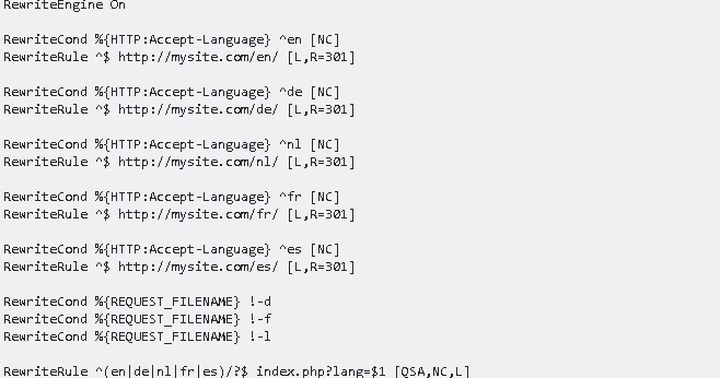 .htaccess to detect several languages - Ramai Beud