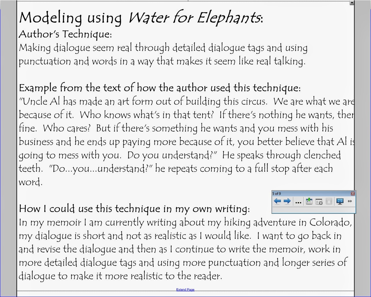 Mimicking Author’s Techniques in Writing Workshop – The Literacy Effect