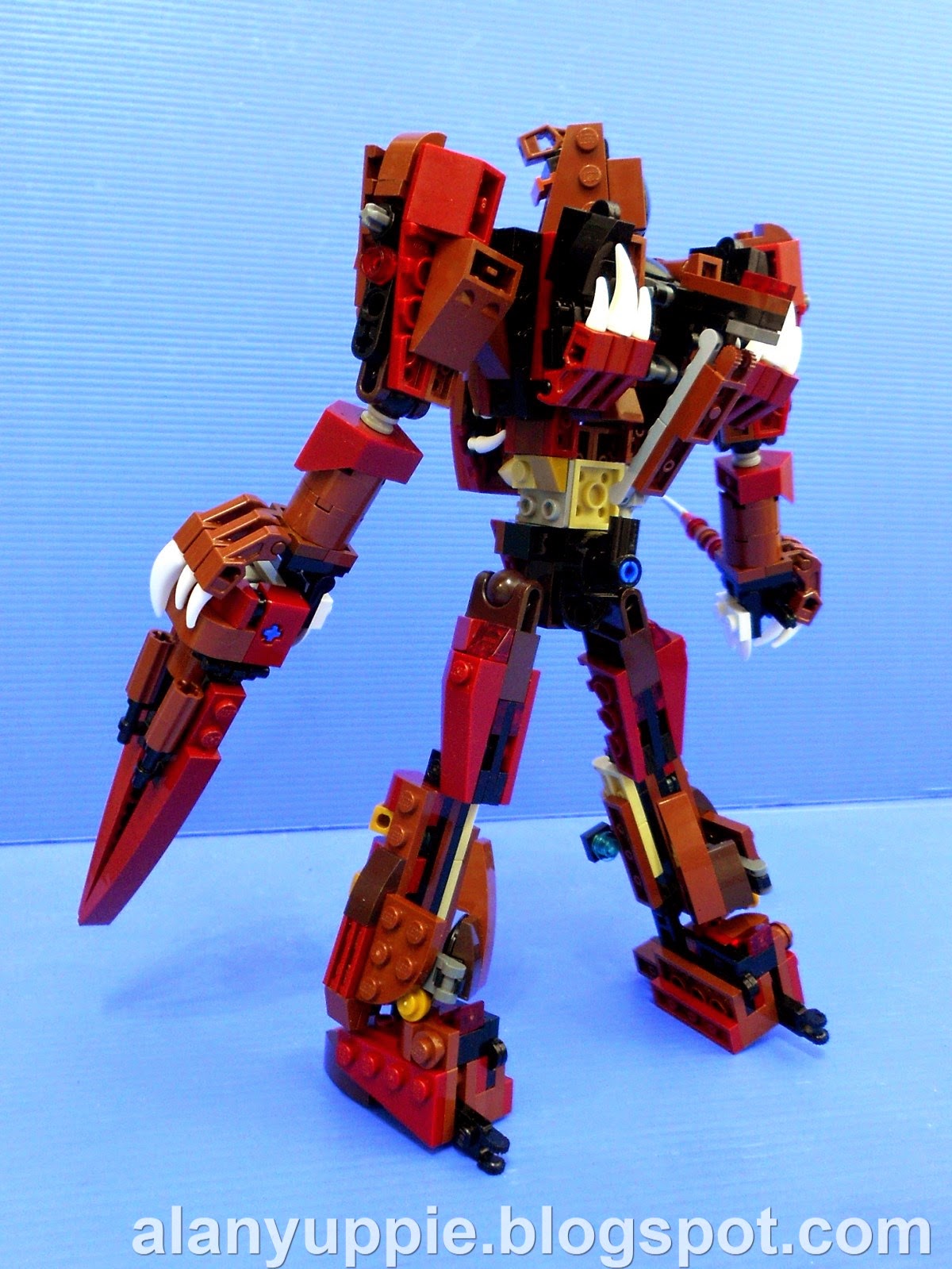 Alanyuppie's LEGO Transformers: LEGO Beast Wars Dinobot Part 2: Robot mode