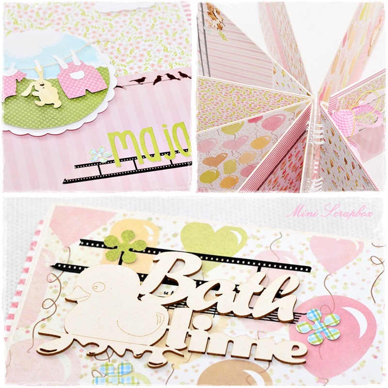 Mini Scrapbox: Różowo...