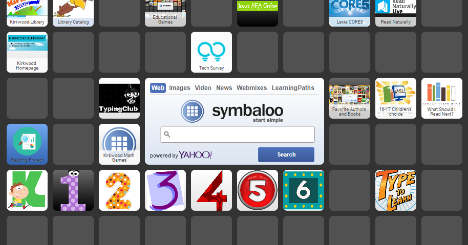 The Flyover Library: Symbaloo & Kindergarten Mouse Skills