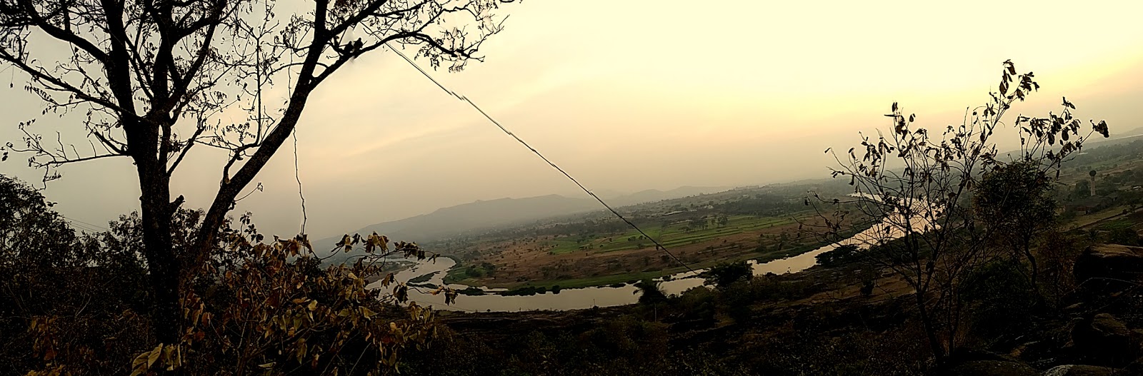 Sunset at Necklace Point, Bhor, Maharashtra