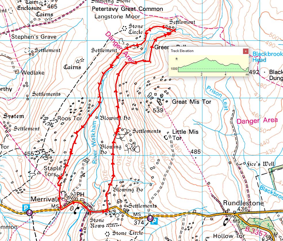 Musings from Higher Downgate and Elsewhere: Walkham Valley from Merrivale