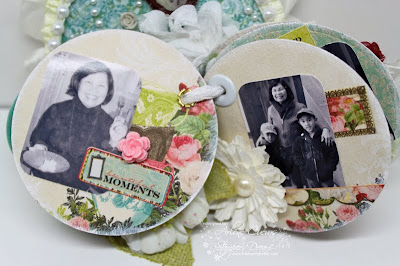 Butterfly Kisses & Paper Pretties: Altered Circle Tin with Mini Album