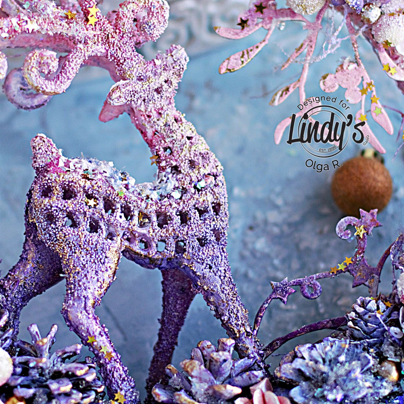 Olga Ravenskaya: DIY Christmas Wreath with Lindy's and Tutorial/Мастер ...