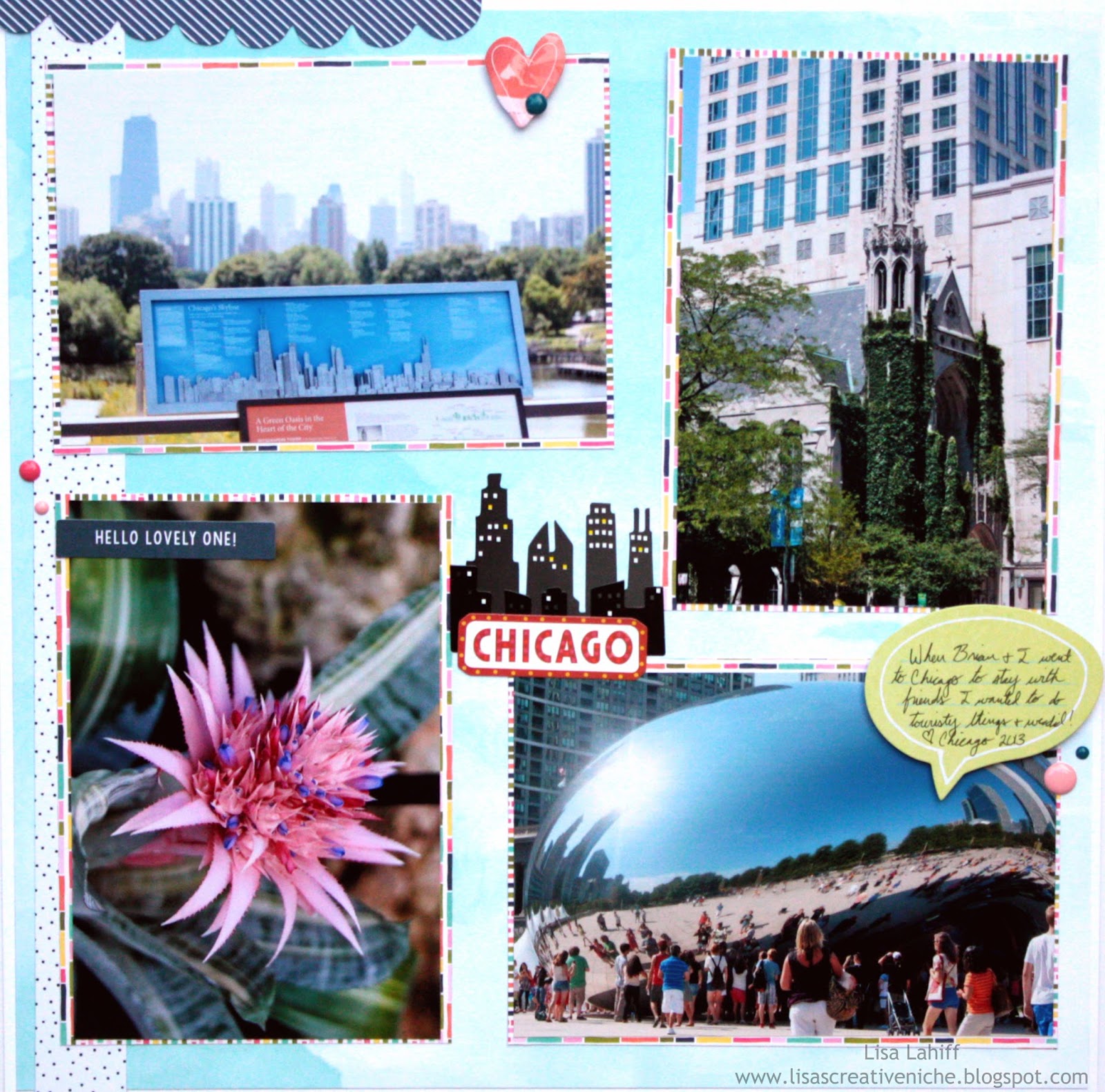 Lisa's Creative Niche: Basic Layout with 4 Photos