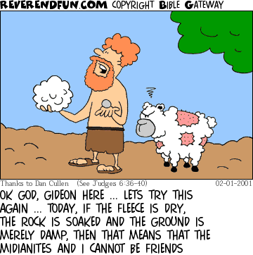 Sidewalk Stories: My Gideon's Fleece