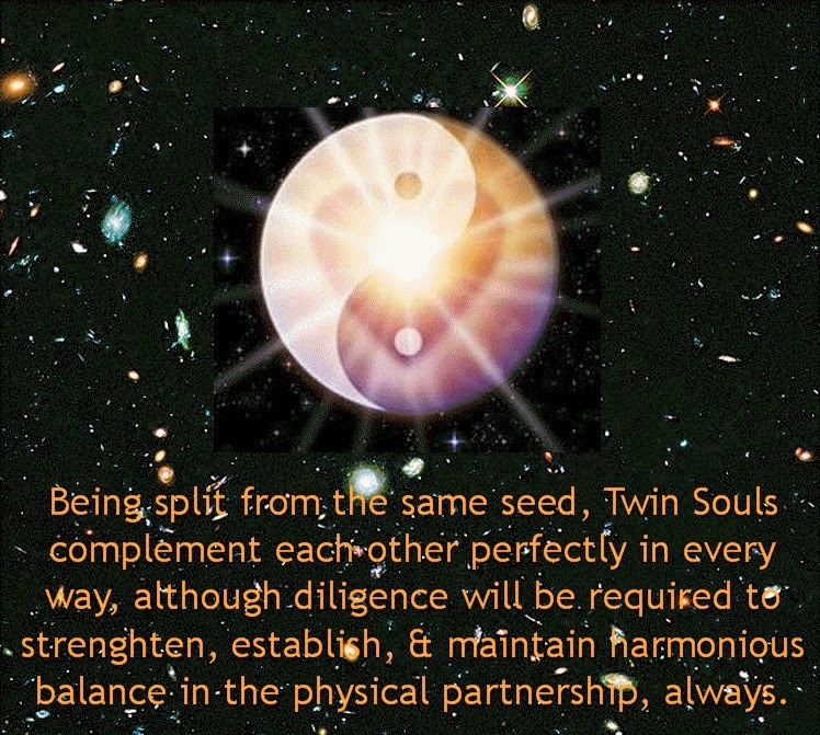 TWIN-FLAME TIDINGS: Twin Souls: Being Split From the Same Seed