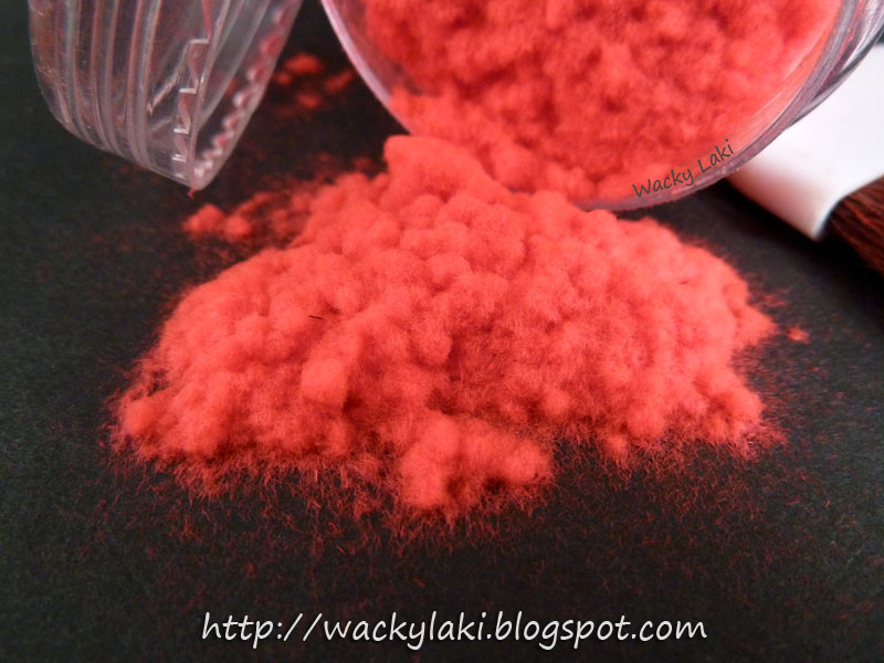 Wacky Laki: Born Pretty Store Hot Pink Flocking Powder!