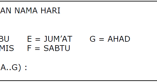 Contoh Program C++ Menentukan Nama Hari - NginfoinDroid