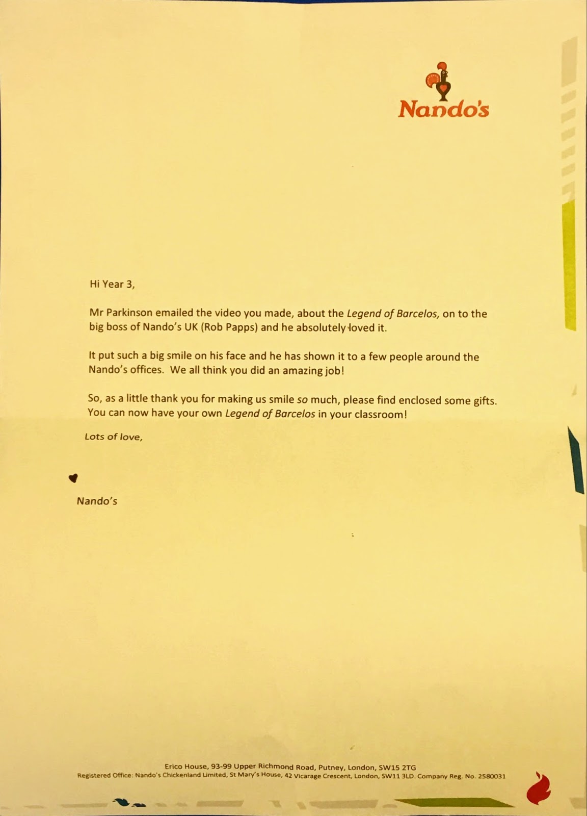 Traditional Folktales with Nandos!