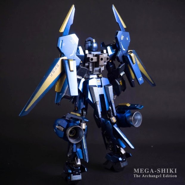 Custom Build: HGBF 1/144 Mega-Shiki "The Archangel Edition"