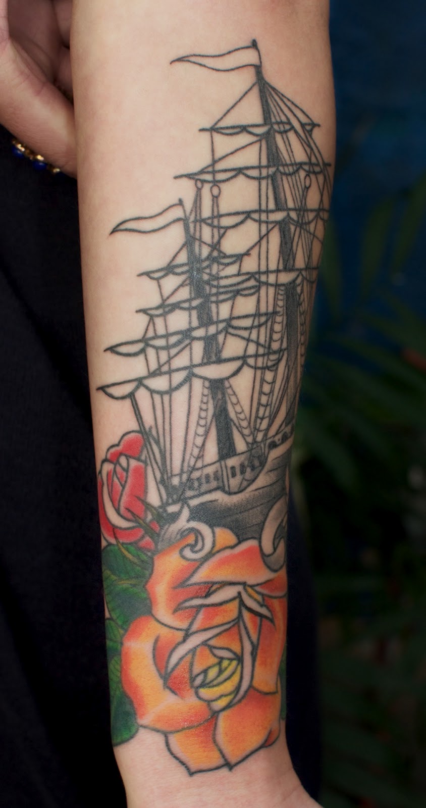 Adrian TattooMagic Fitzroy Melbourne3065: Rose Tattoo, Ship Tattoo