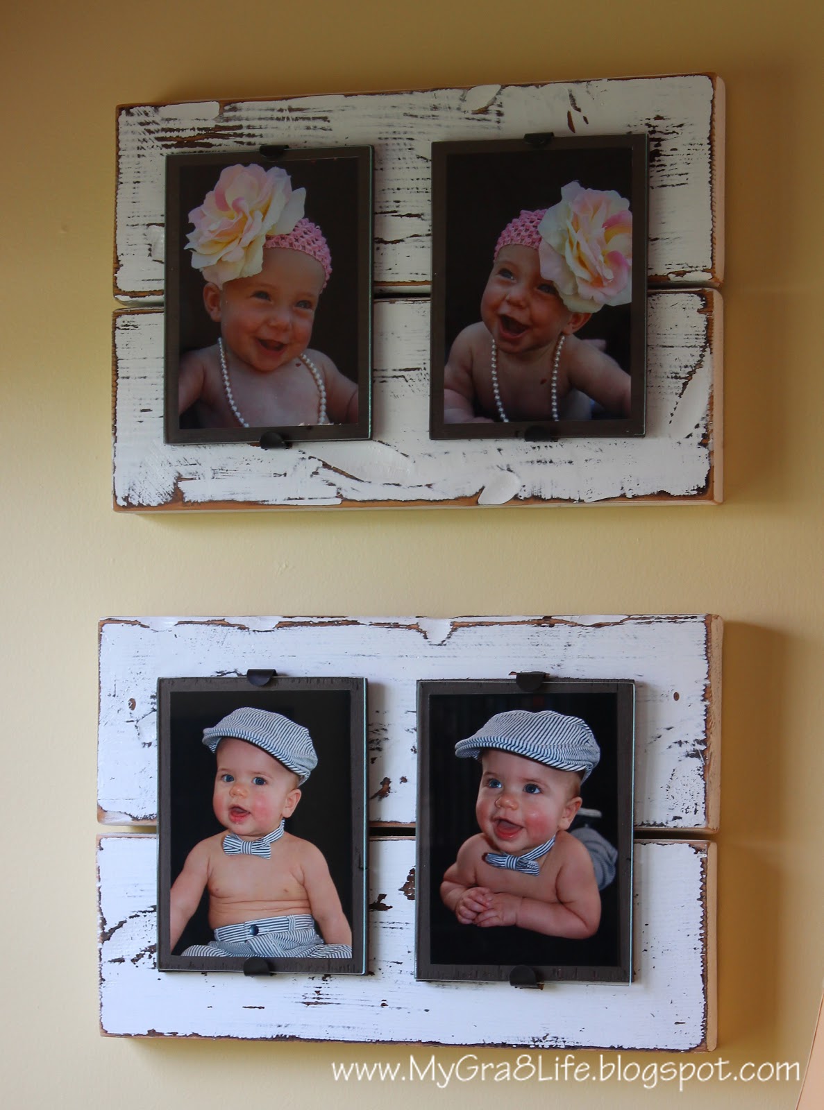 My Gra 8 Life: Rustic Handmade Picture Frame