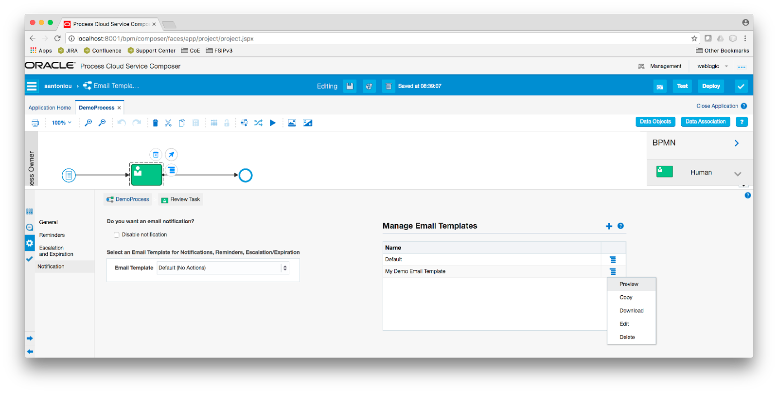 Antonis Antoniou's Blog: Actionable Email Templates in Oracle Process ...