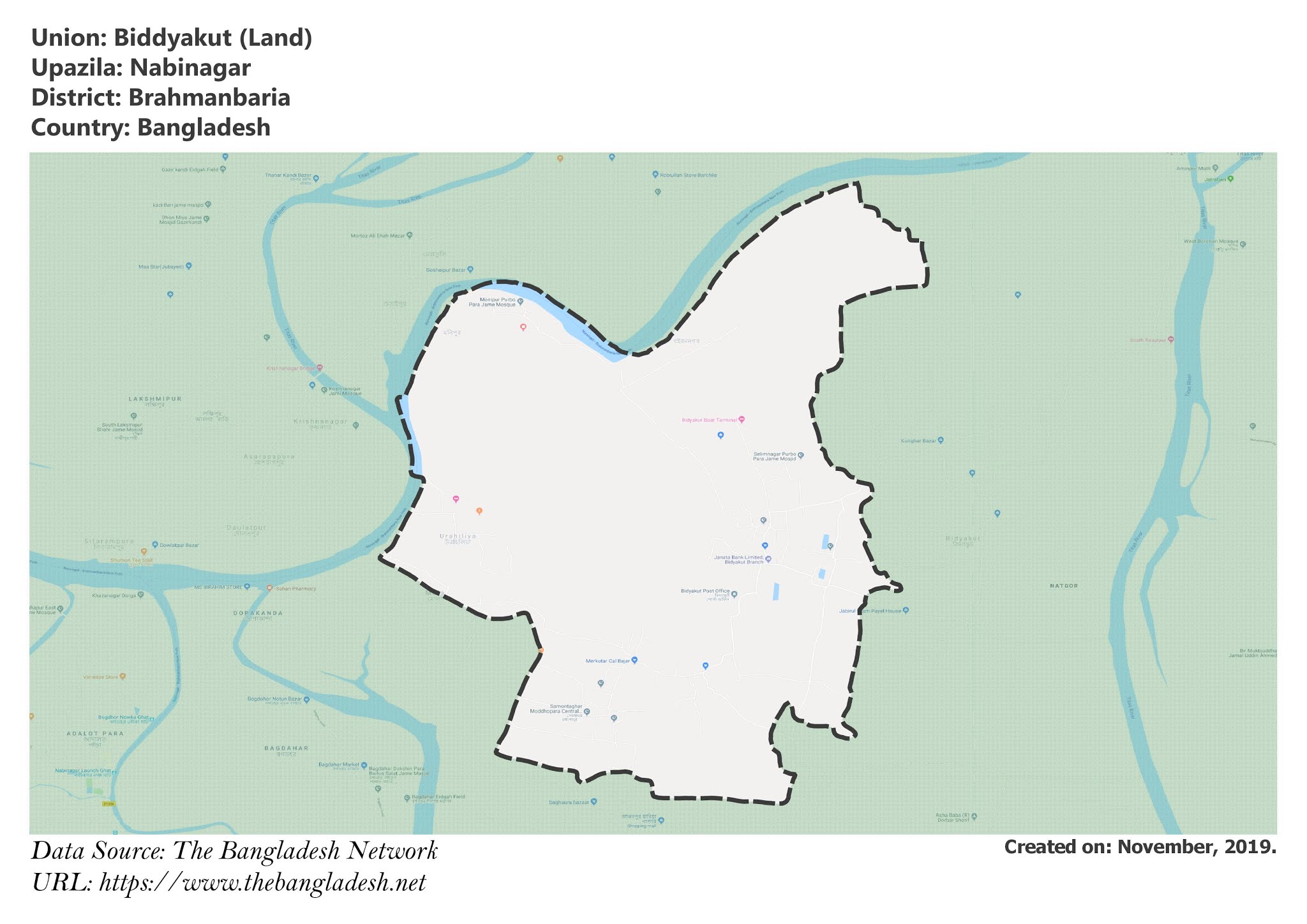 Biddyakut Union, Brahmanbaria