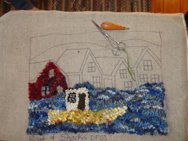 Rugs and Pugs: Hooking at the Farm