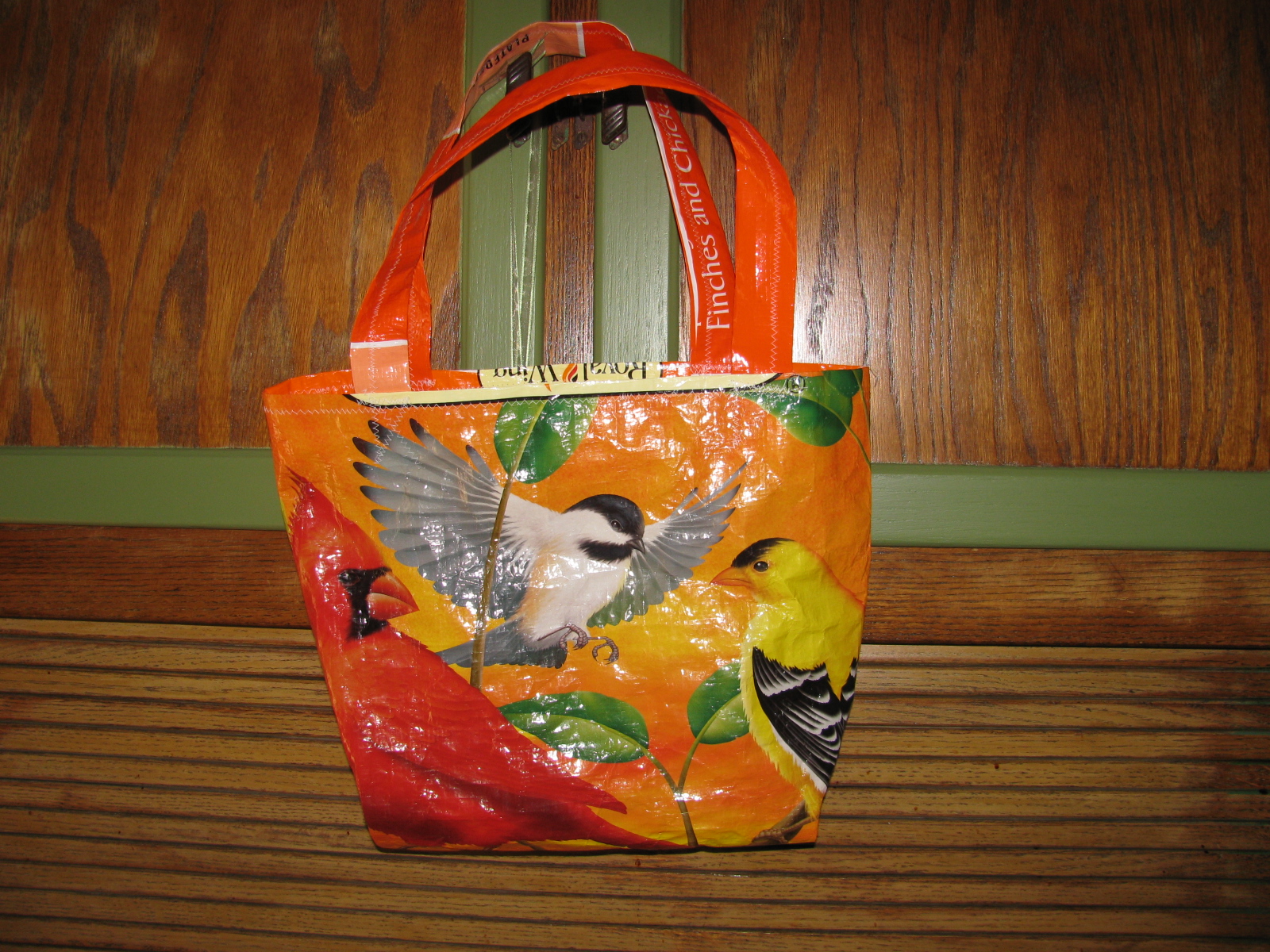 Living Simply and Deliberately: Chicken Bag Tutorial