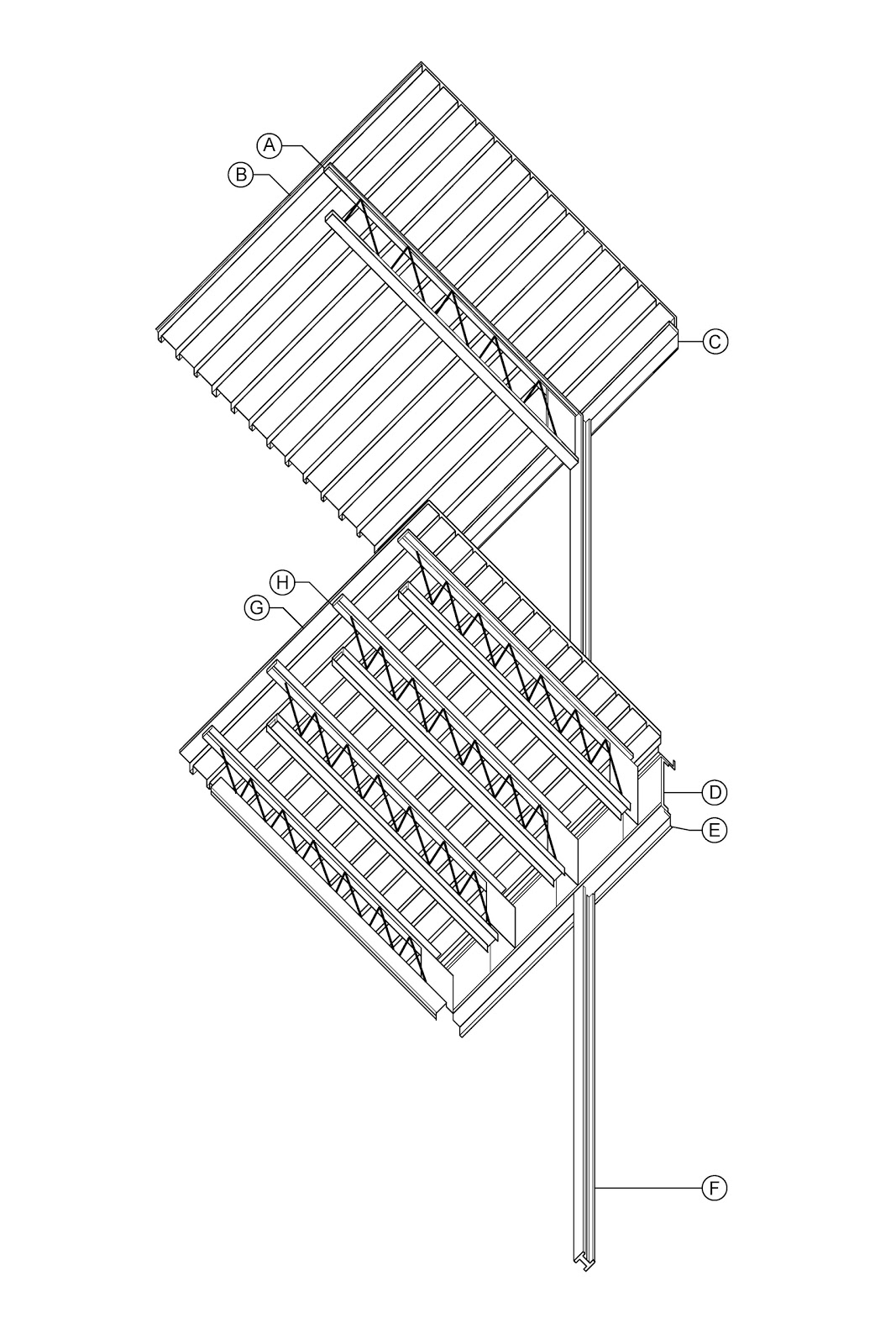 Eames House: Eames House Wall Section (Structure)