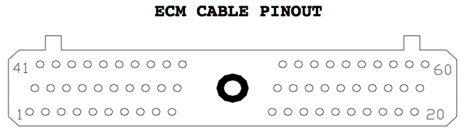 ford escort MK VII: Pinout EEC IV Pini calculator EEC IV