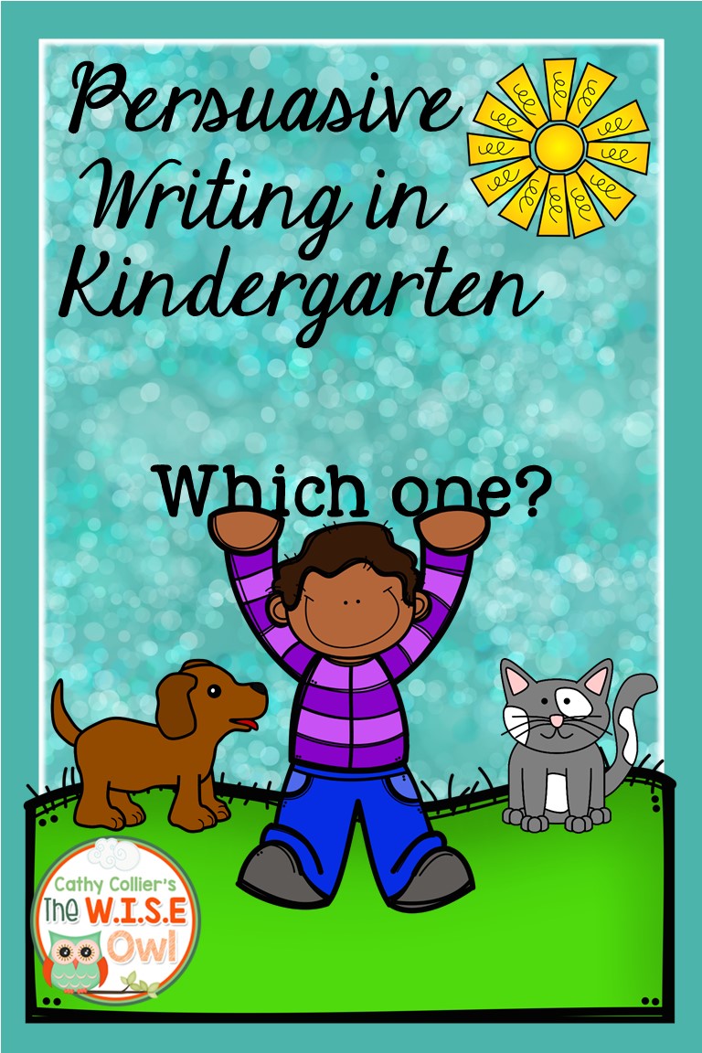 Business paper: Persuasive writing for kindergarten