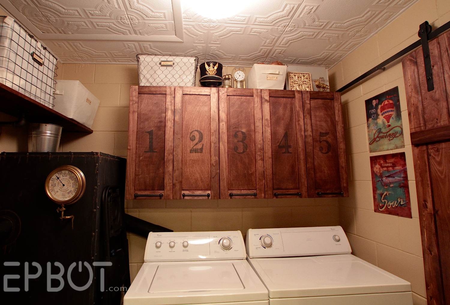 EPBOT: Steampunk Laundry Room Reveal!
