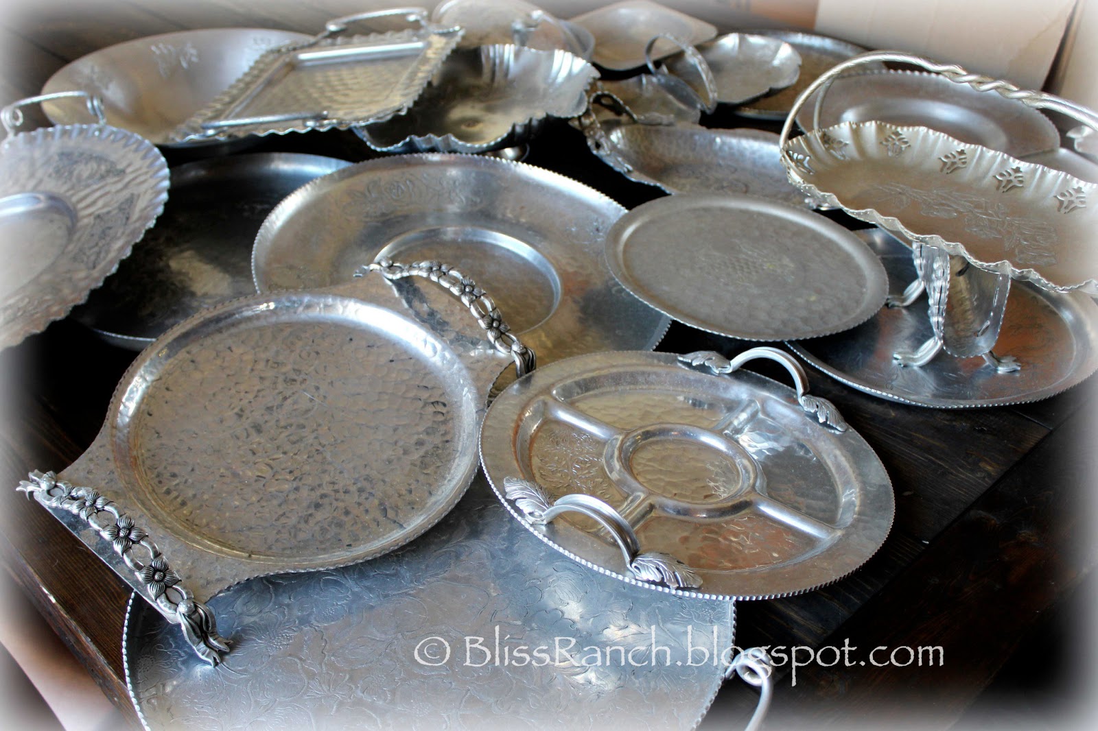 Bliss Ranch: Hammered Aluminum Collection