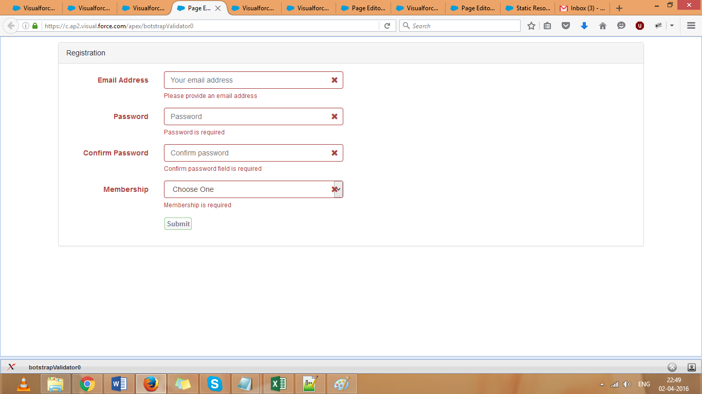 Bootstrap Examples In Visualforce Page ~ Salesforce Tutorials