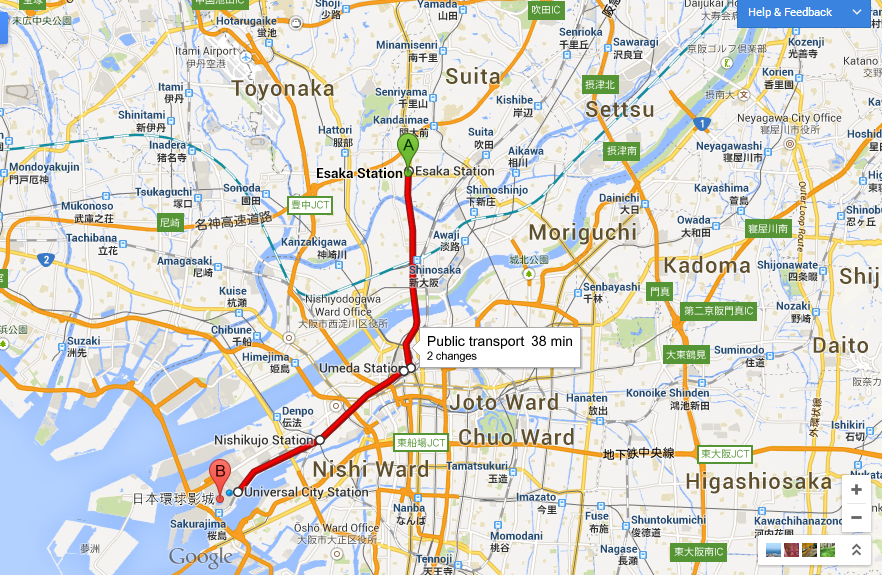 Capt Jang: [Cap.Jang Tour] 159. Universal Studio Japan in Osaka 1. Maps ...