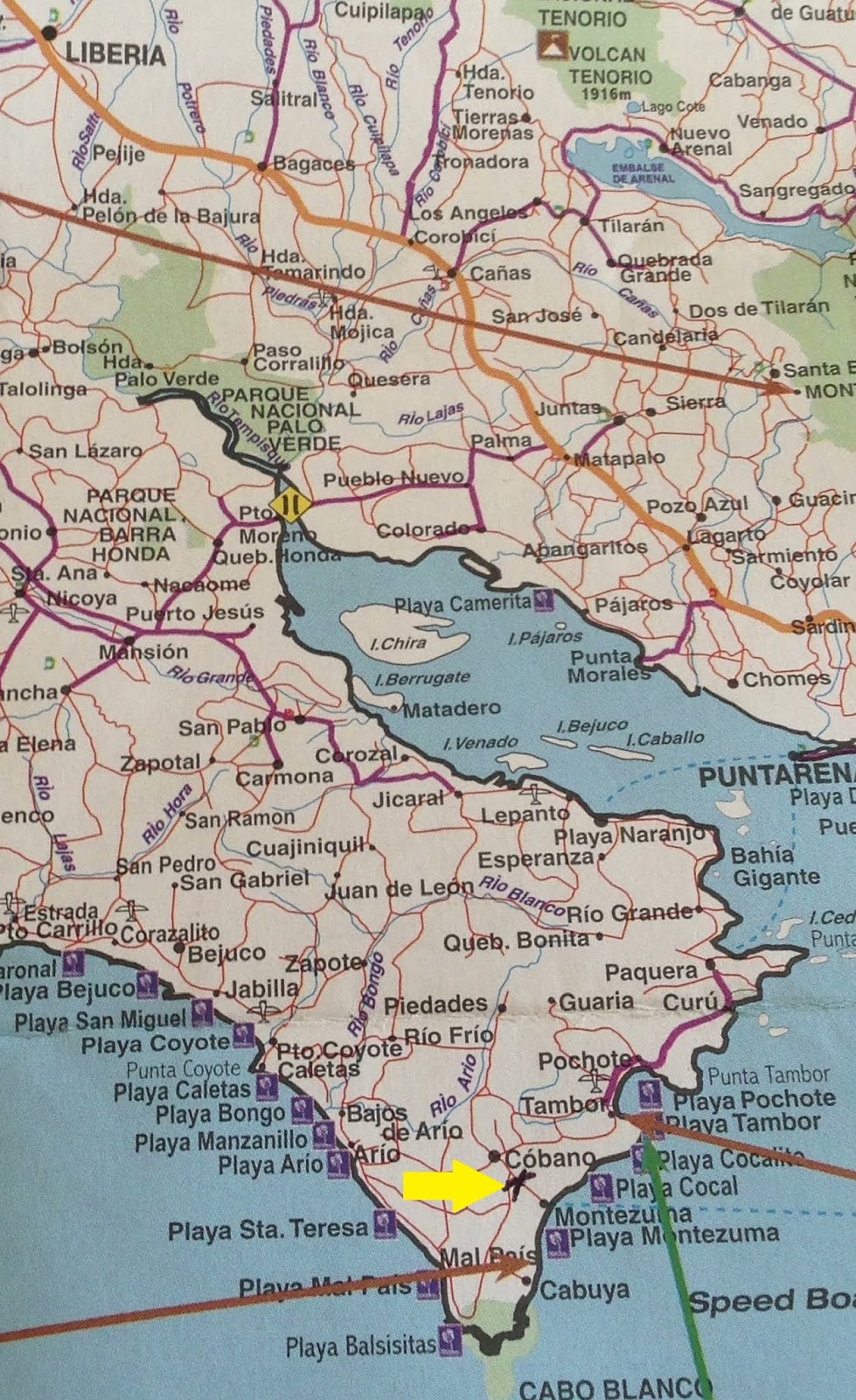 25 Santa Teresa Map Costa Rica - Maps Online For You