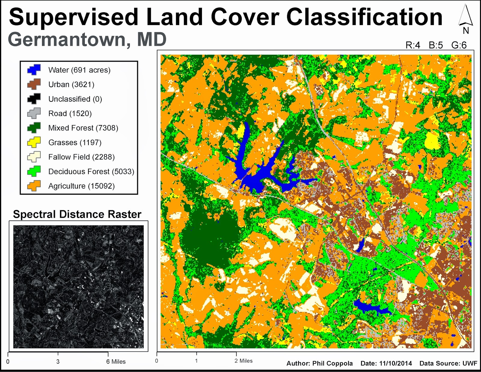 Phil's GIS Blog: Module 10 Lab: Supervised Classification Phil's GIS Blog: Module 10 Lab: Supervised Classification