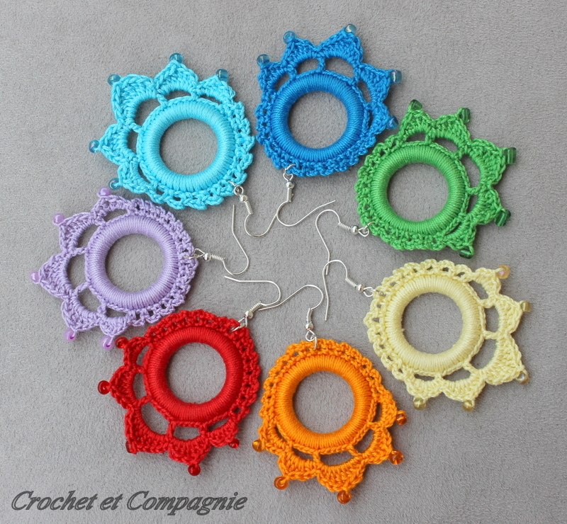 Crochet et compagnie: Boucles d'oreilles au crochet