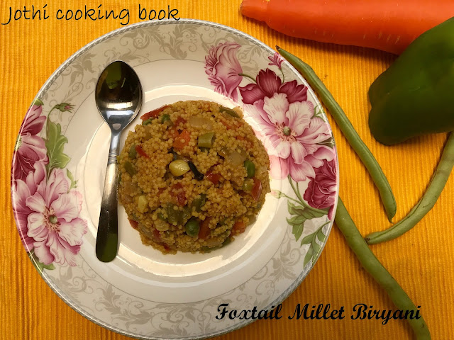 Jothi Cooking Book: Foxtail Millet Biryani