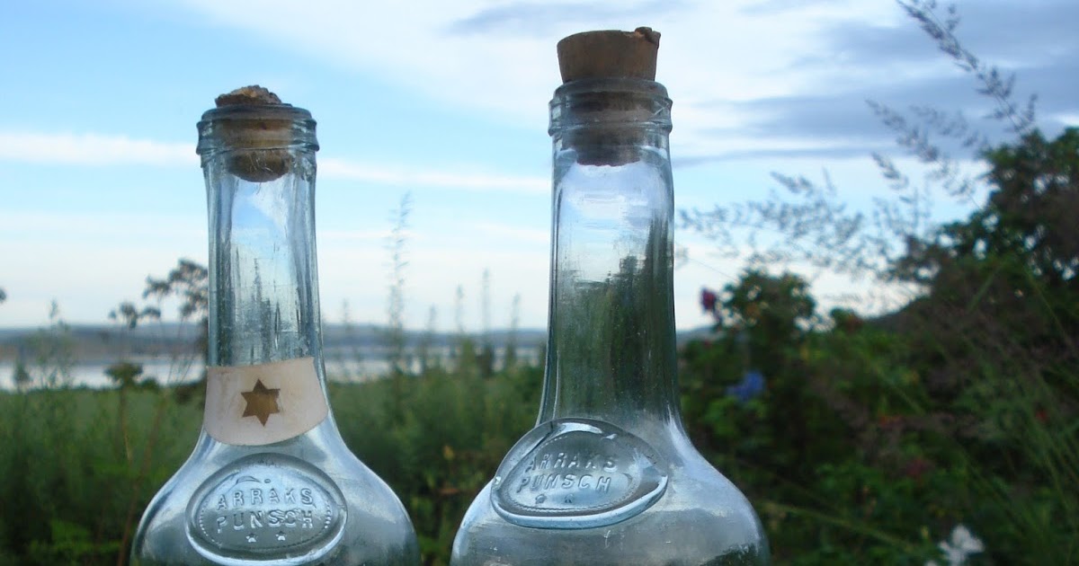 GLAS & LERA: Gamla punschflaskor