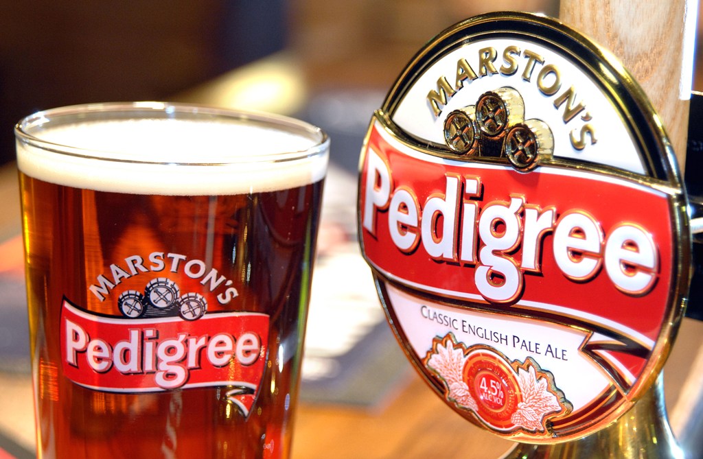 Moите бири / My beers: Marston’s Pedigree – бира или кучешка храна ...