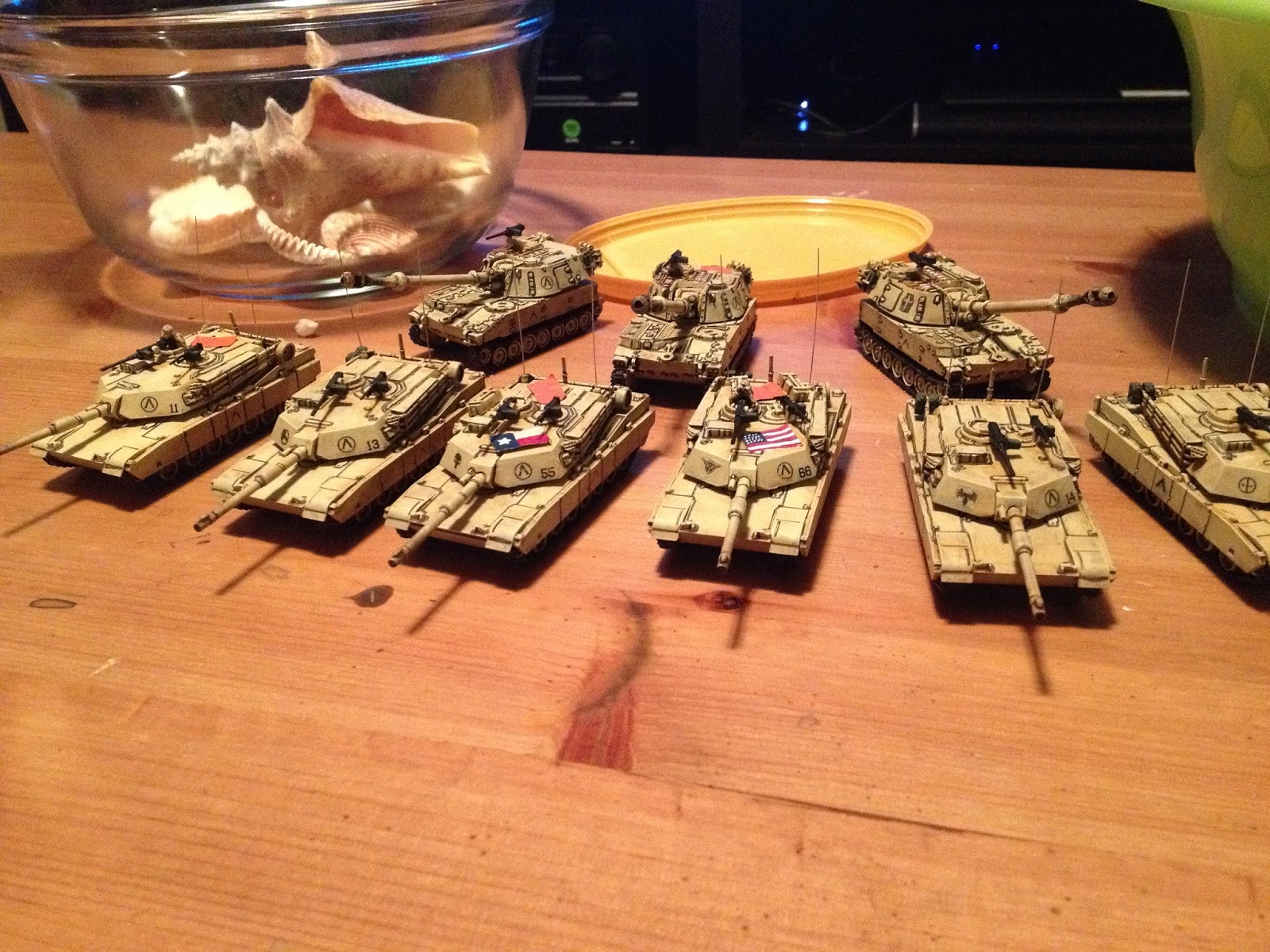 Covering Fire!: How to paint Team Yankee Desert USMC tanks and AFV