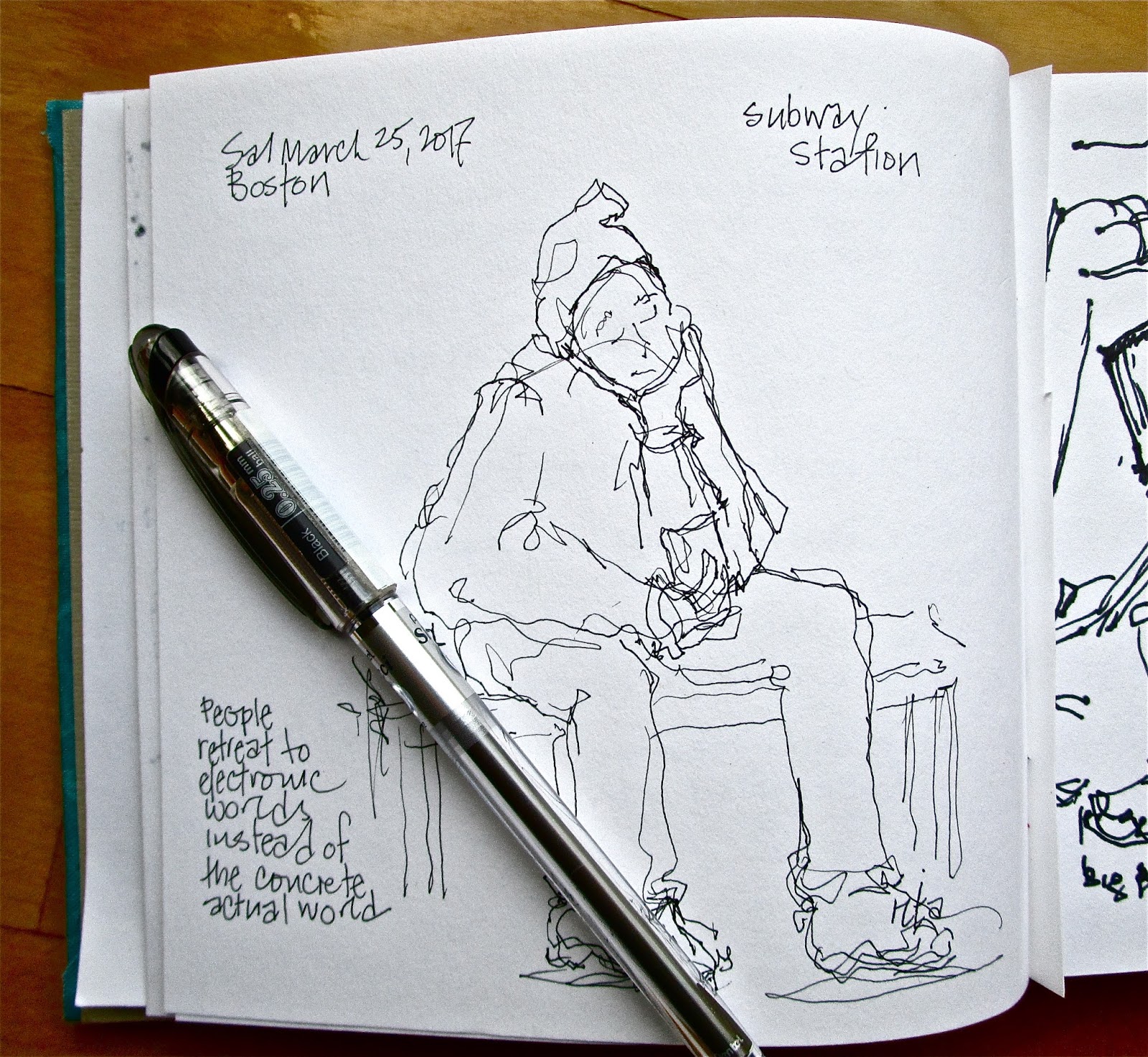 Sketchbook Wandering : Simple Travel Sketching