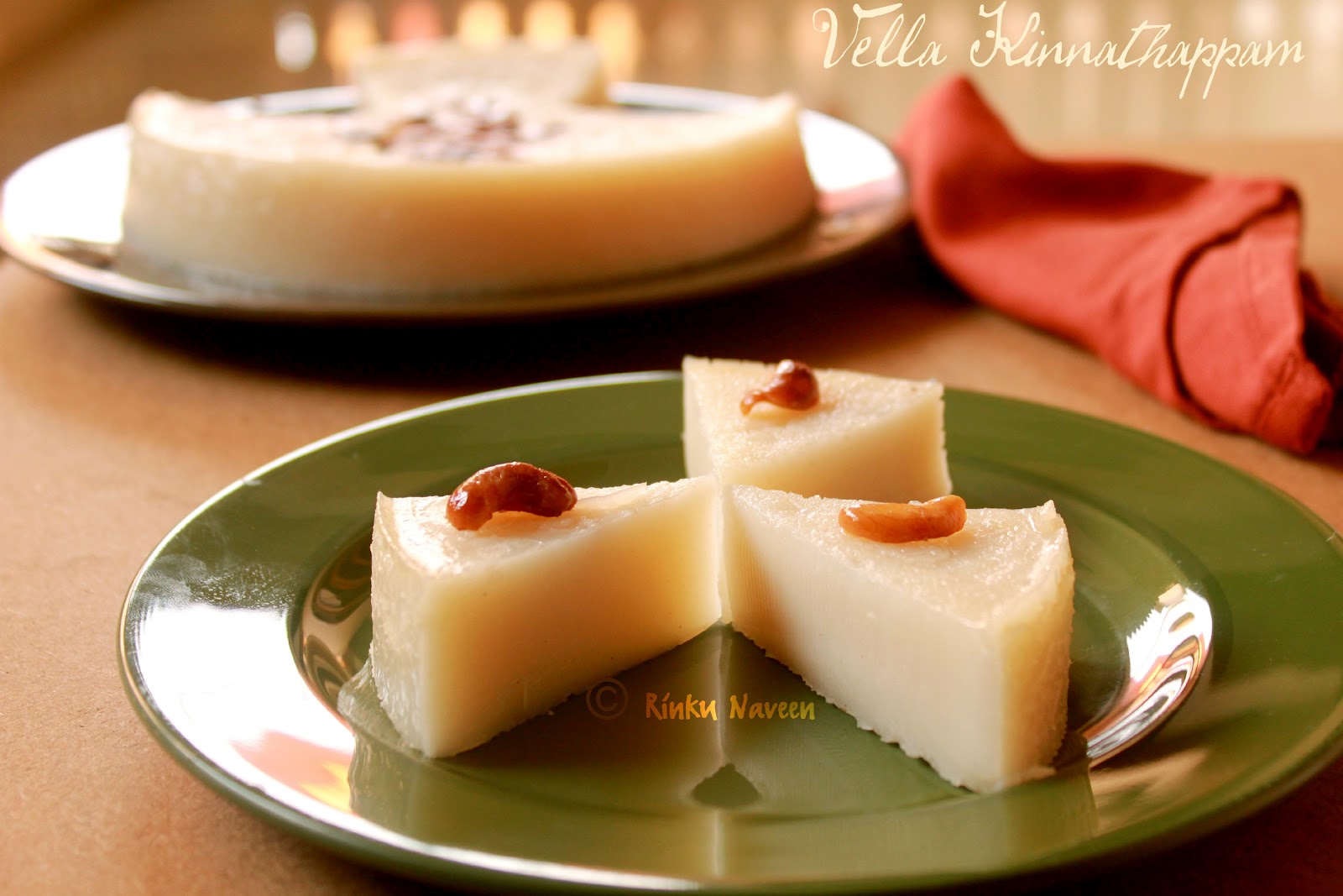 My Food Treats: Vella Kinnathappam / Steamed Rice Cake