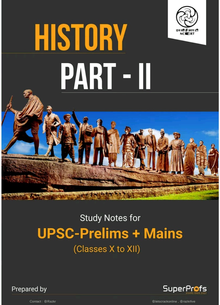 History Ncert class 10th+11th+12th Gist Pdf Download - IAS STUDIES