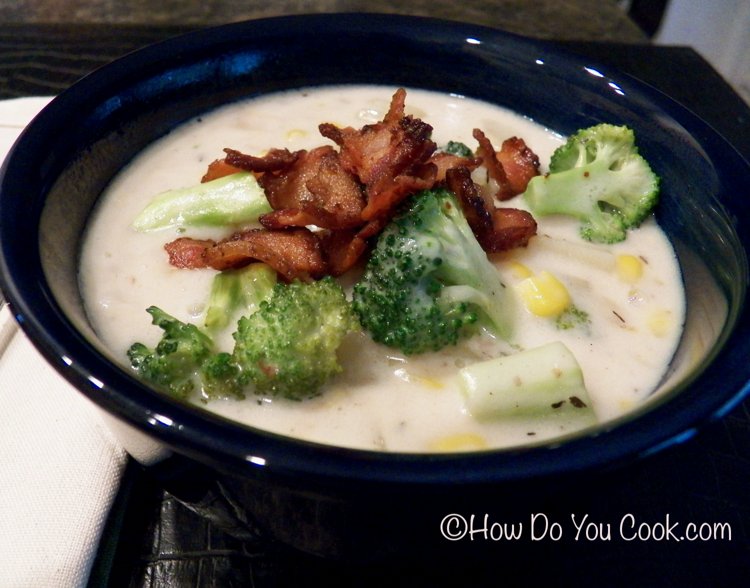 How Do You Cook.com: Broccoli and Corn Chowder