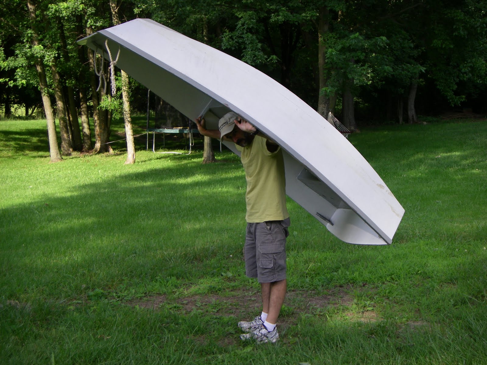The Angler's Culvert: More on building a fly fishing pram...