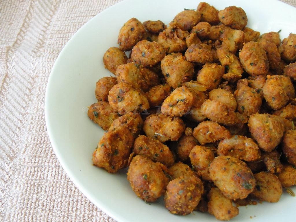 Krithi's Kitchen: Methi Soy Chunks Zunka - Guest Post for Prathima of ...