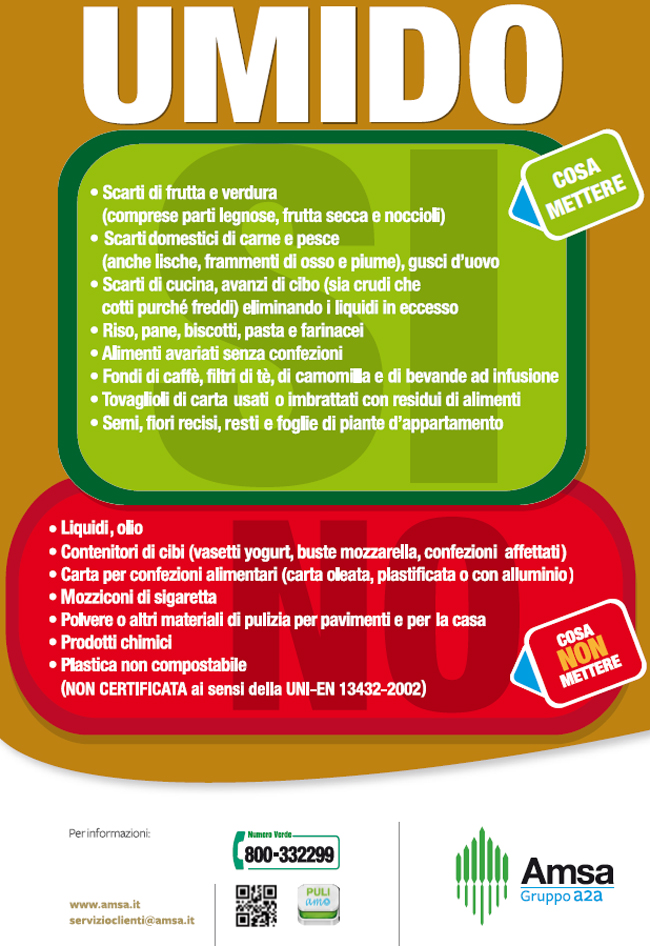 Urbanfile - Milano: La raccolta differenziata dell’umido da oggi in ...