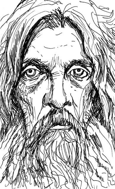 * ALAN MOORE WORLD *: Alan Moore by Doogie Horner