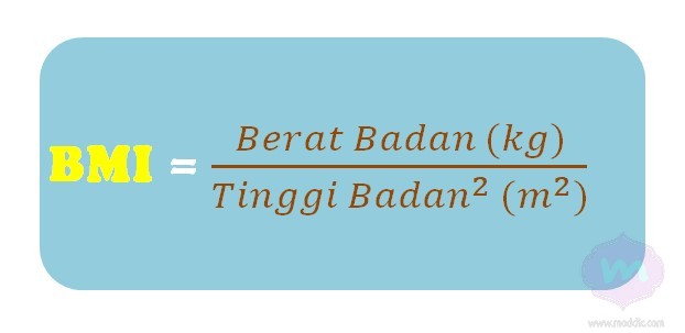 Cara Menghitung Berat Badan Ideal Dengan Kalkulator BMI Sesuai Umur dan Tinggi - Moddic